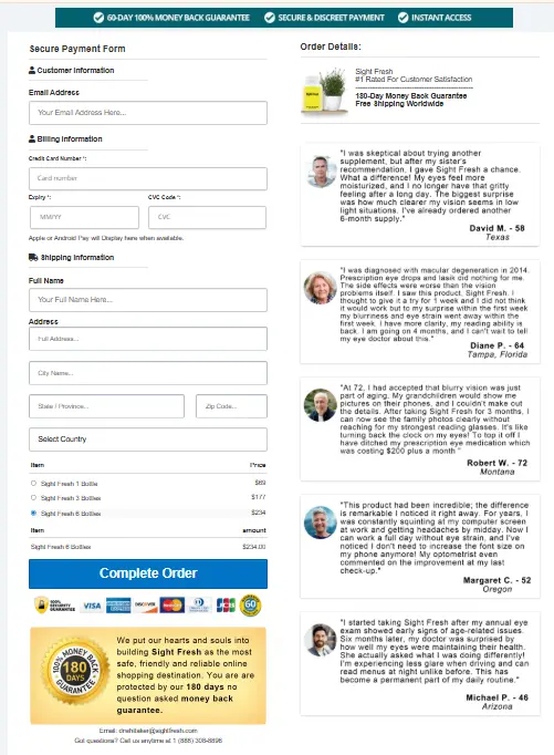 Sight Fresh™ | OFFICIAL WEBSITE - Vision Support Formula